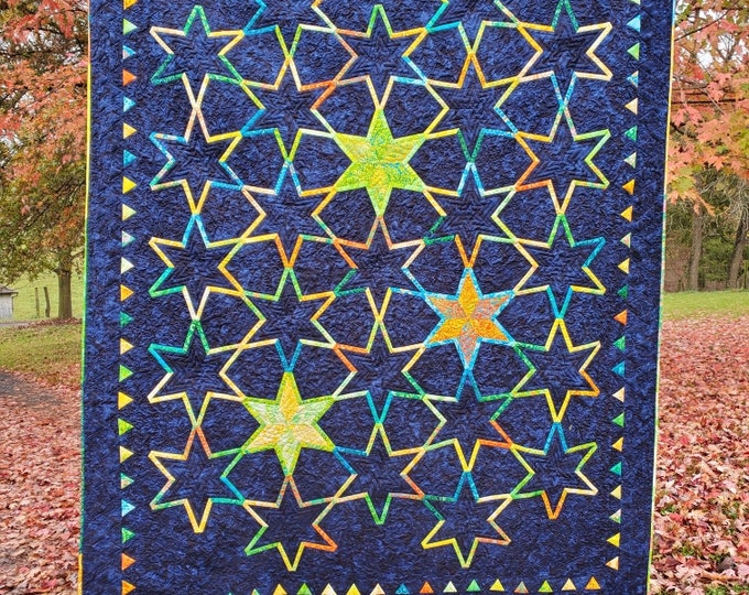 Diamond Chain Star Quilt E-pattern - Etsy