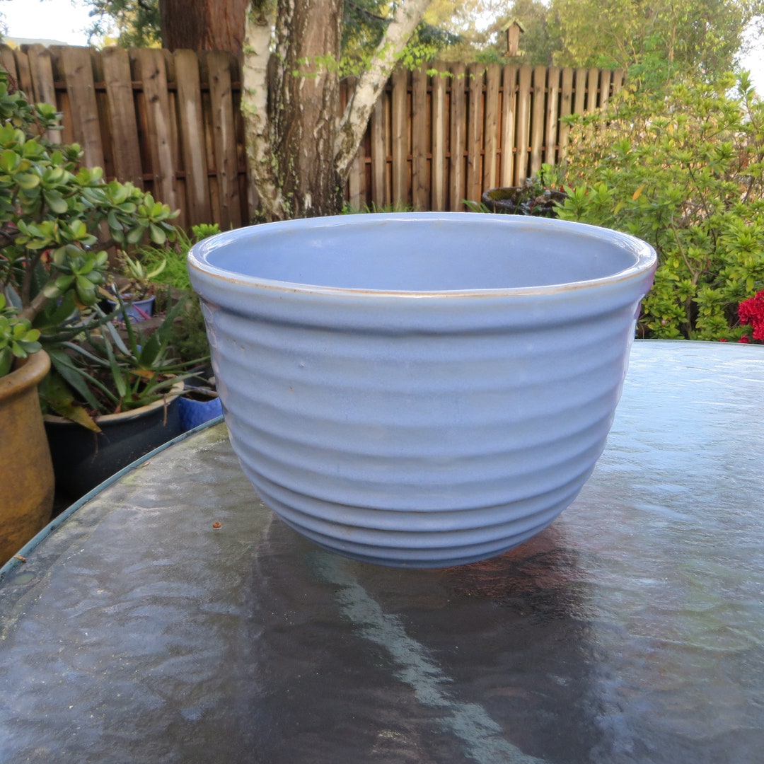 Very Rare Find Bauer 8" X 5" Delft Blue Ringware Jardinière Excellent ...