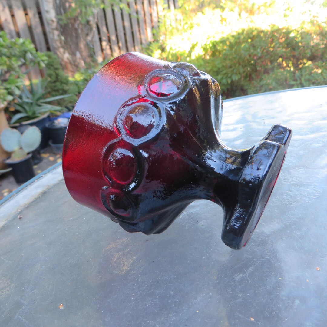 Very Elusive Rancho (ruby) Champagne / Tall Sherbet by Tiffin for ...