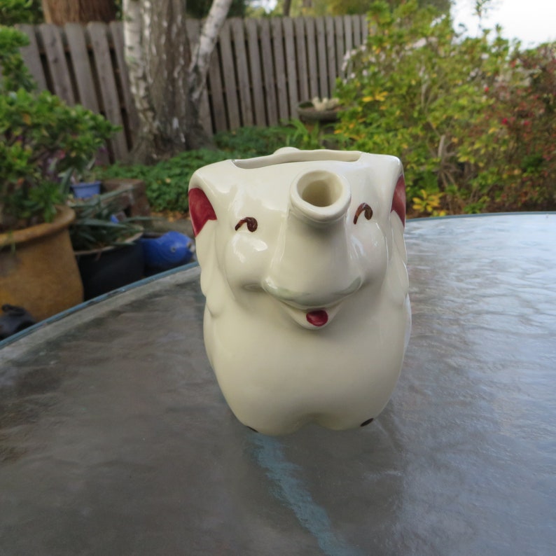 Wonderful 1940s elephant Childs Pitcher by Shawnee - Etsy