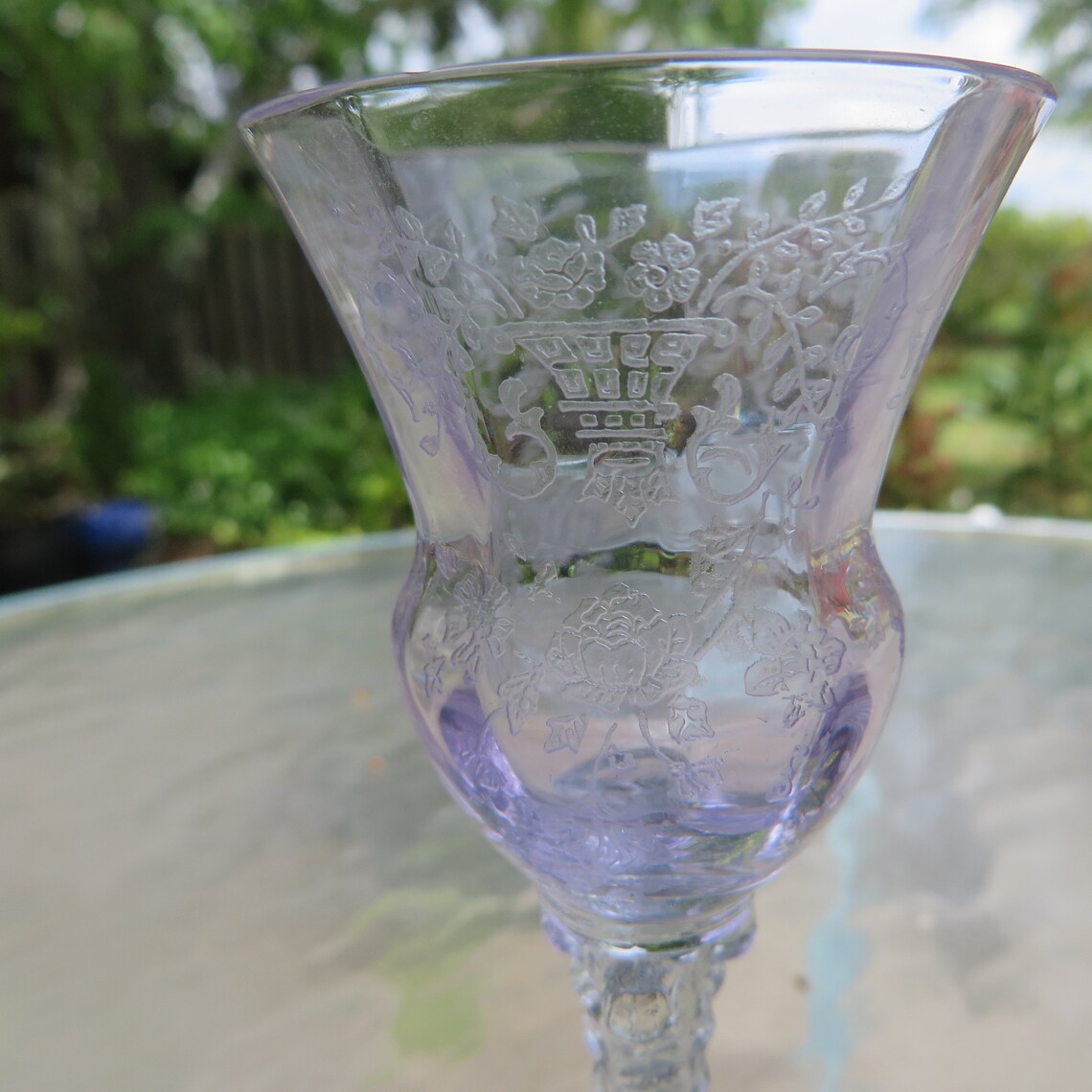 Super Rare! 3126 "portia" Heatherbloom Cordial by Cambridge Glass ...