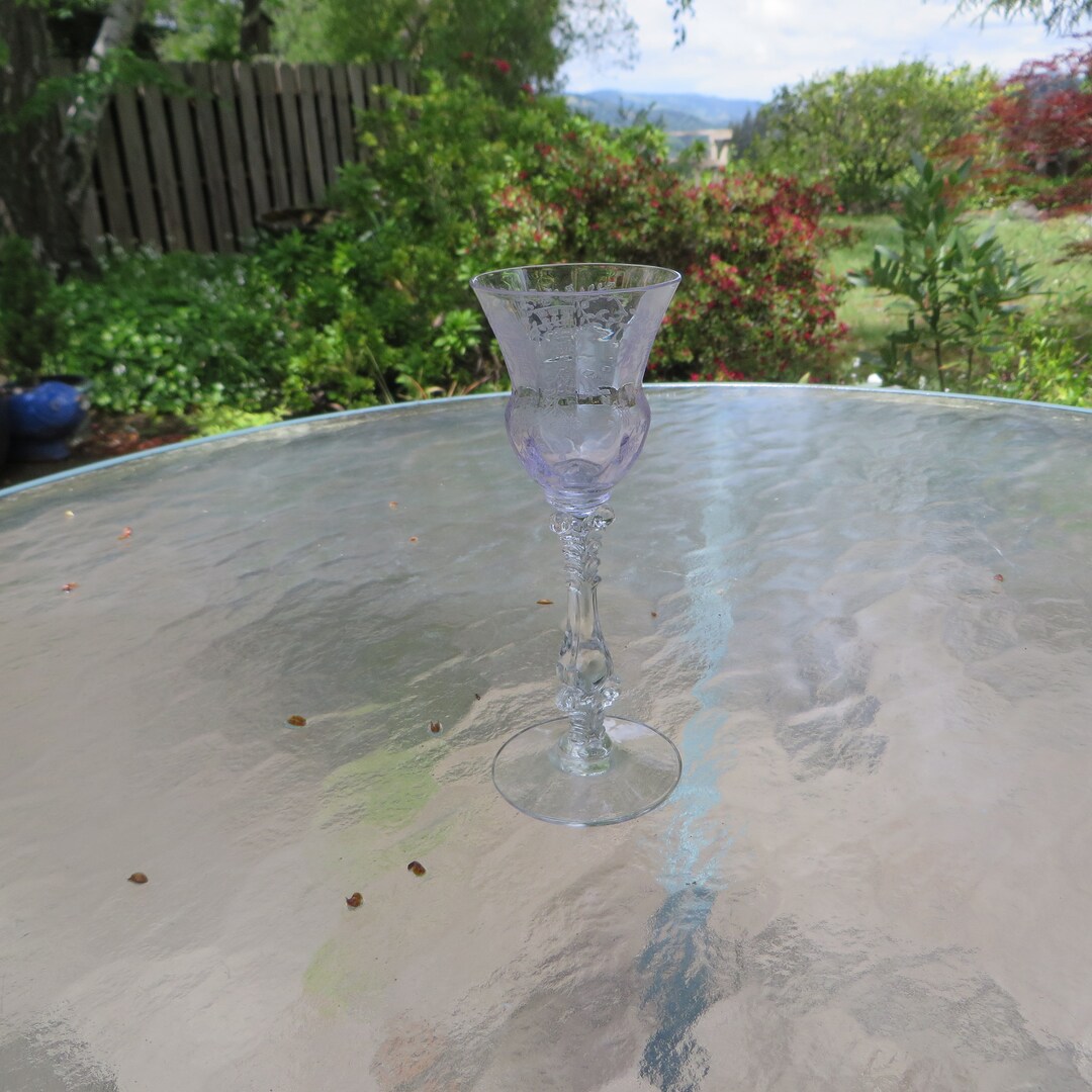 Super Rare! 3126 "portia" Heatherbloom Cordial by Cambridge Glass ...
