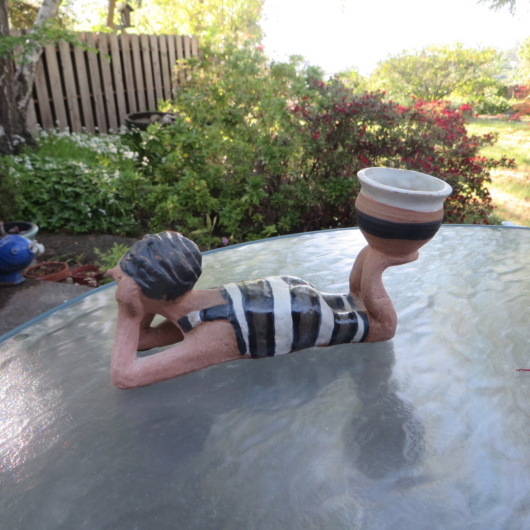 Wonderful Metlox "barney" Sun Bather "poppet" Designed by Helen Slater ...