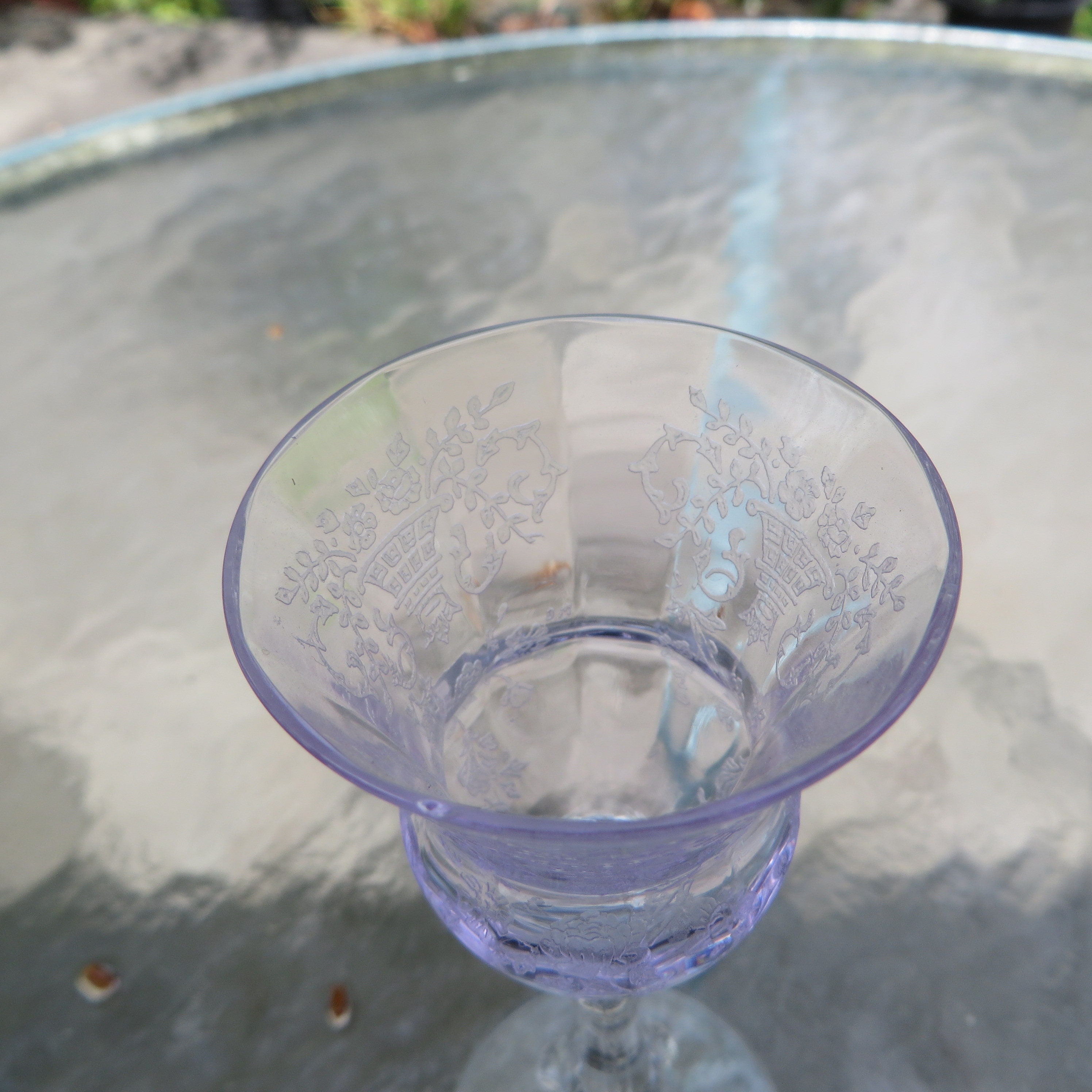 Super Rare! 3126 "portia" Heatherbloom Cordial by Cambridge Glass ...
