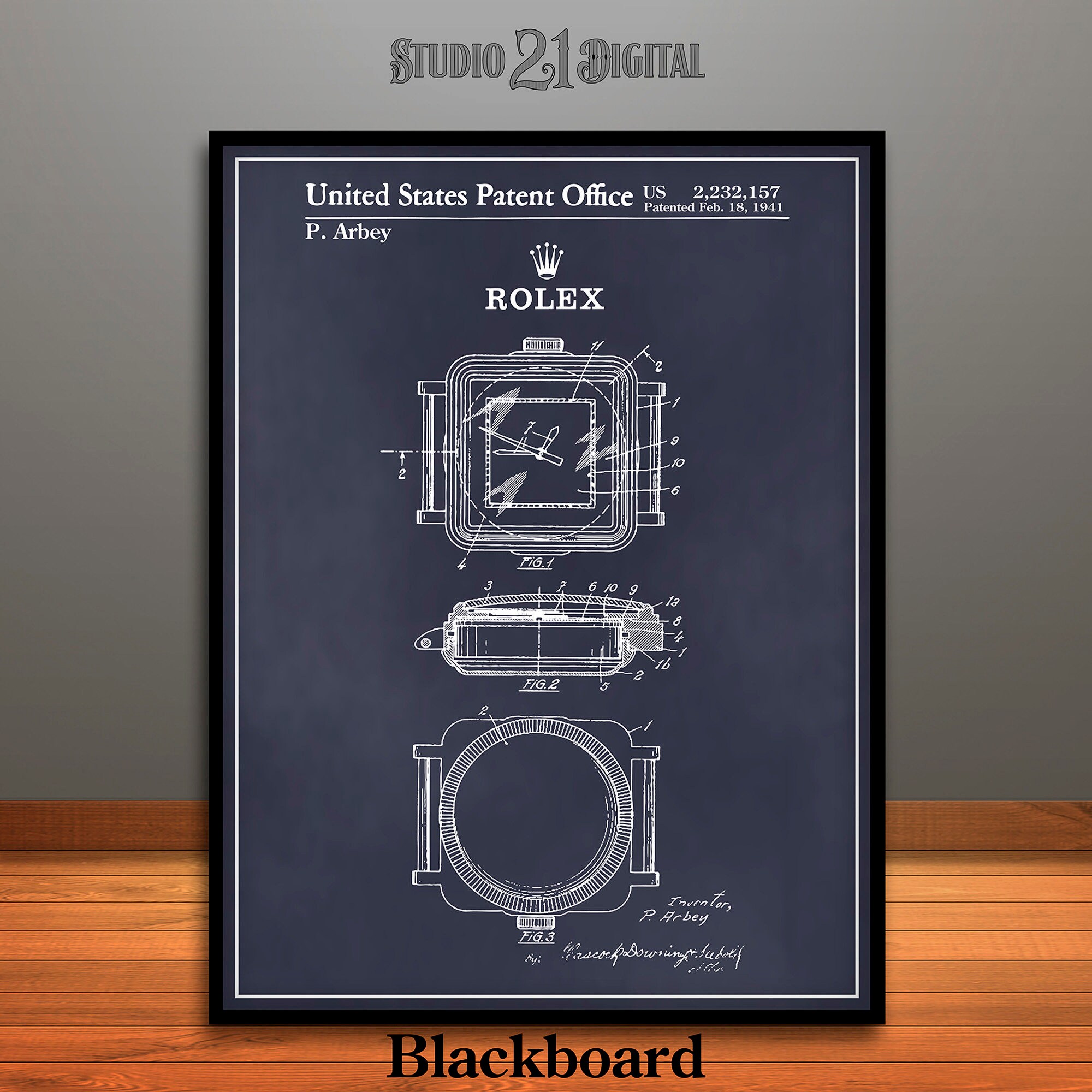 Rolex Watch Patent Digital Download Vintage Wrist Watch Time | Etsy