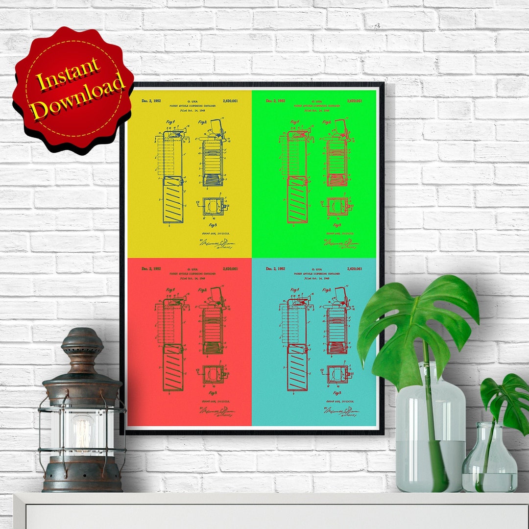 Pez Candy Dispenser Pop Art Patent Digital Download, Nursery Decor - Etsy