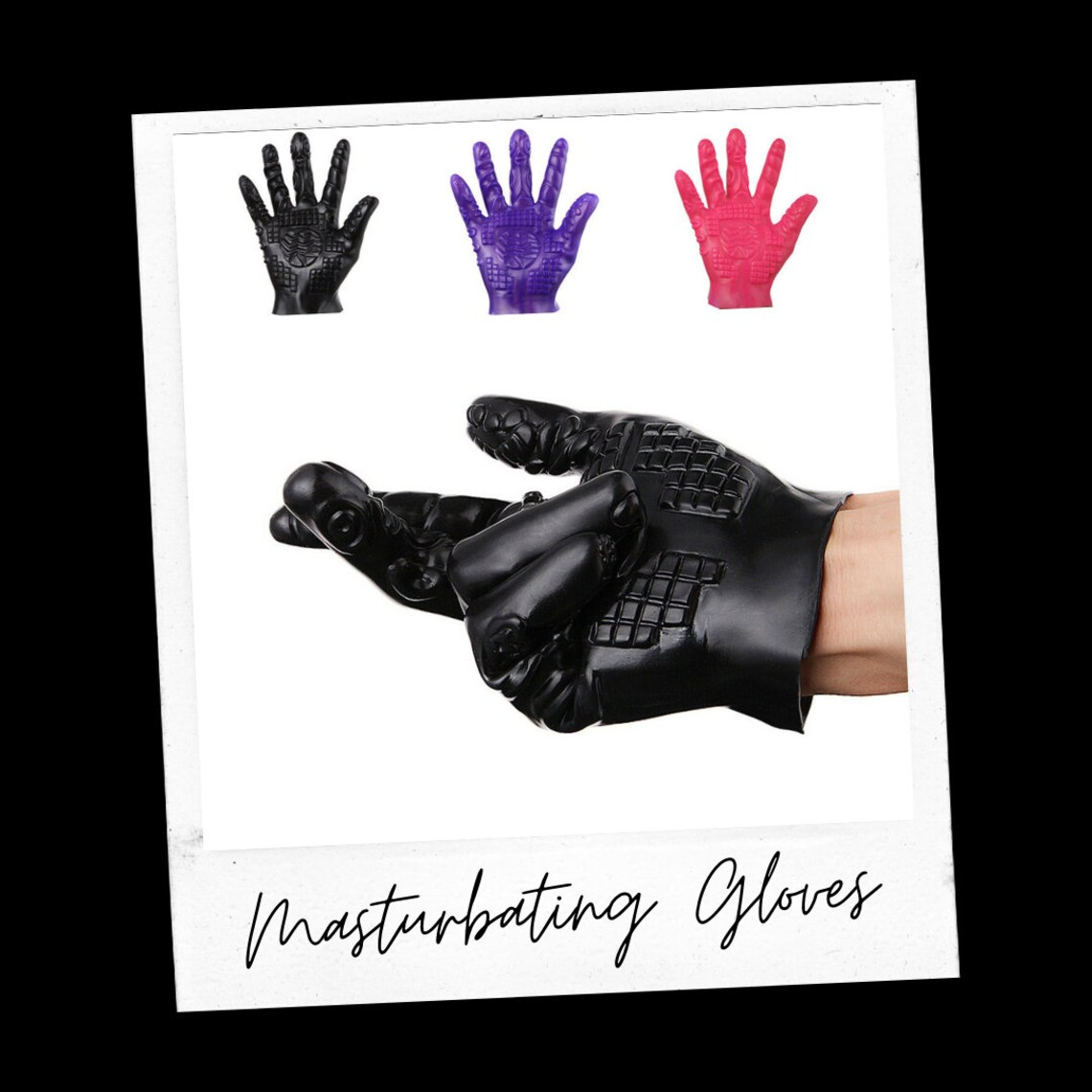 Masturbating Sex Glove Sex Toy Pleasure Masturbate Tool Etsy