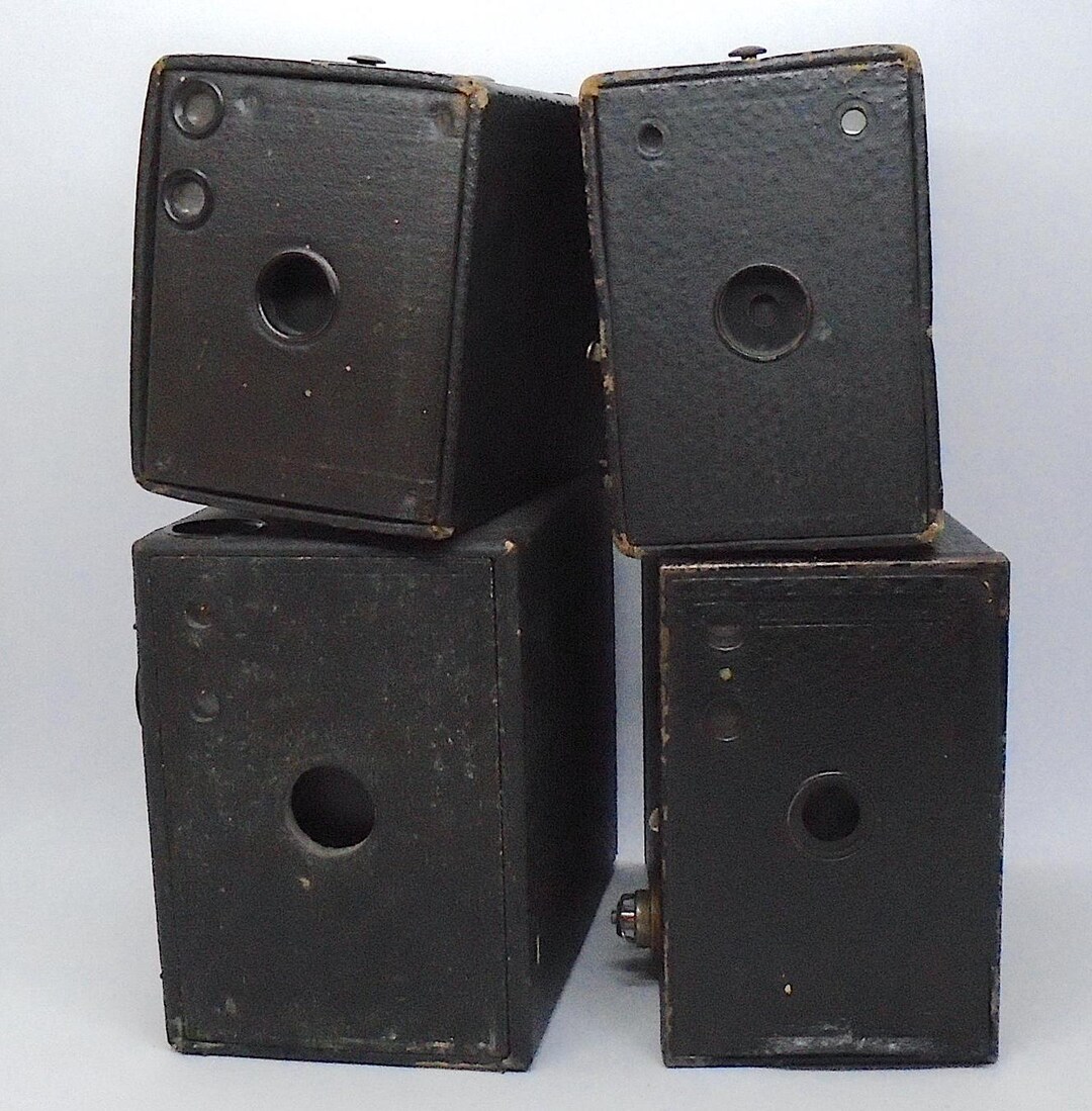 Vintage "bundle of Four" 100+ Year Old Box Cameras, Eastman Kodak ...
