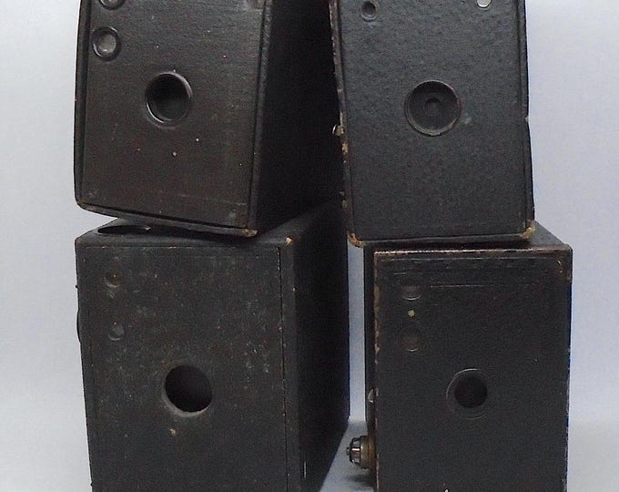 Vintage "bundle of Four" 100+ Year Old Box Cameras, Eastman Kodak ...