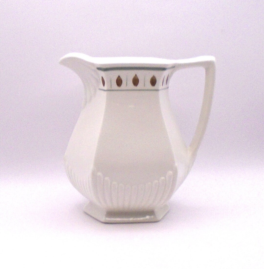 Vintage William Adams Corinth Pitcher Hand Painted on Real English ...