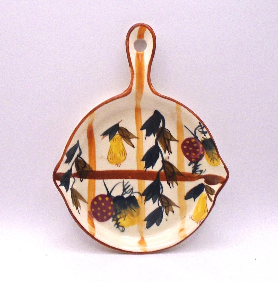 Vintage Nasco Hand Painted Ceramic Decorative Skillet, Made in Japan - Etsy