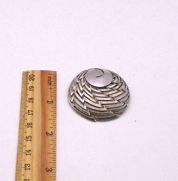 Vintage Coro Craft Round Mid-Century Modern Domed Bro… - Gem