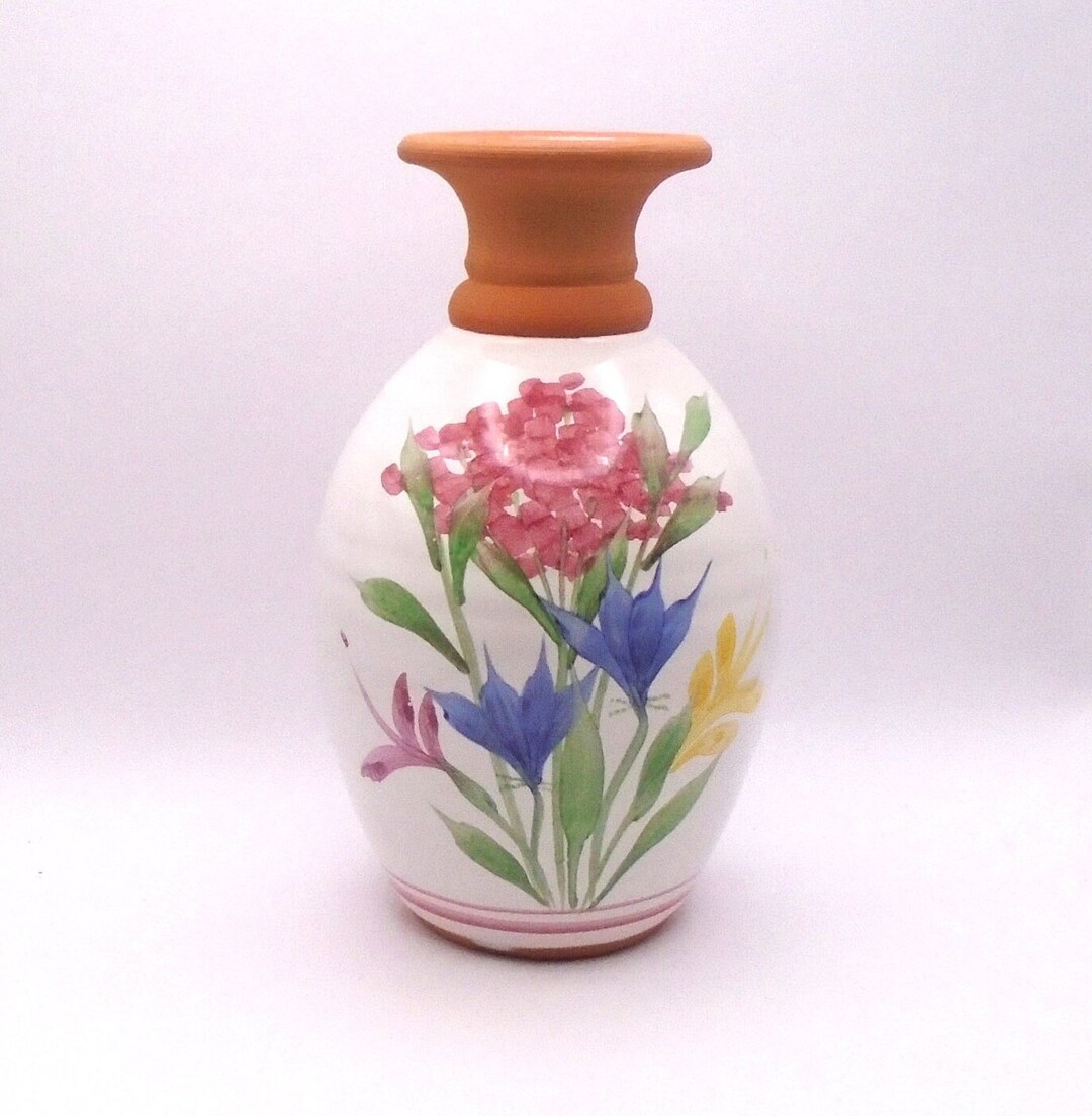 Vintage Emerson Creek Pottery 8" Vase, Bedford Virginia - Etsy
