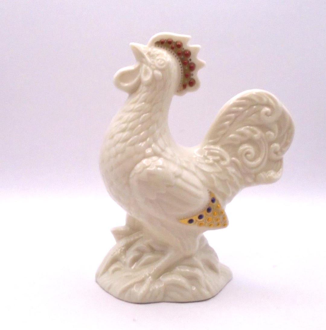 Vintage Lenox China Jewels Collection Rooster Figurine, Made in USA ...