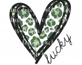 Lucky Heart Png - Etsy