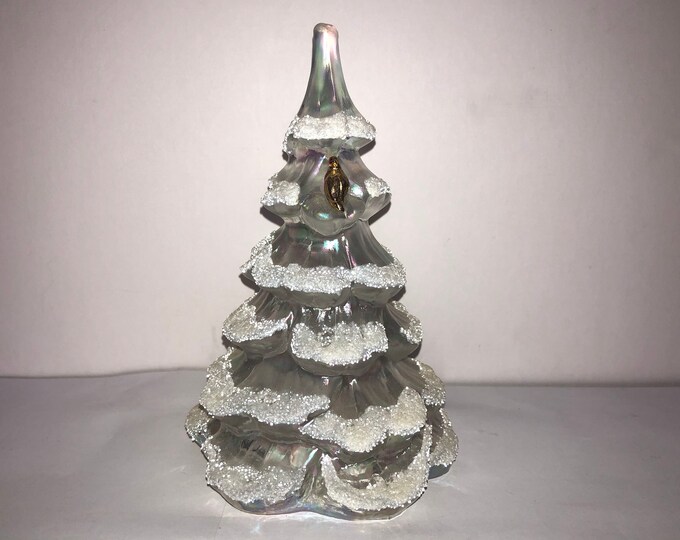 Fenton Iridescent Christmas Tree Fenton Iridescent Tree With | Etsy