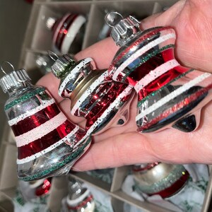 12 Shiny Brite Fancy Shape Ornaments, Shiny Brite Christopher Radko ...