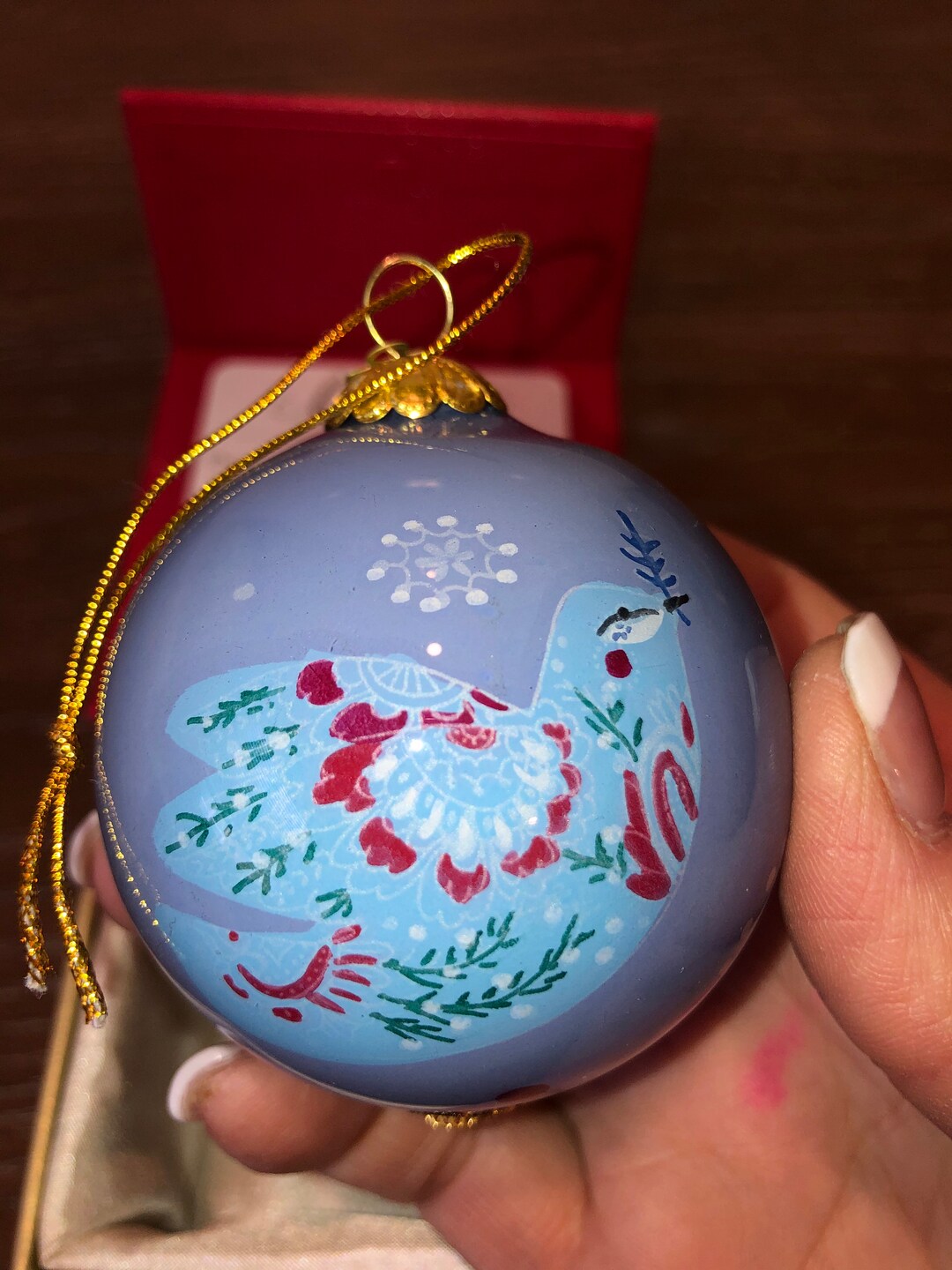 Li Bien Dove 2019 Ornament, Li Bien Peace Ornament, Li Bien Glass Hand ...