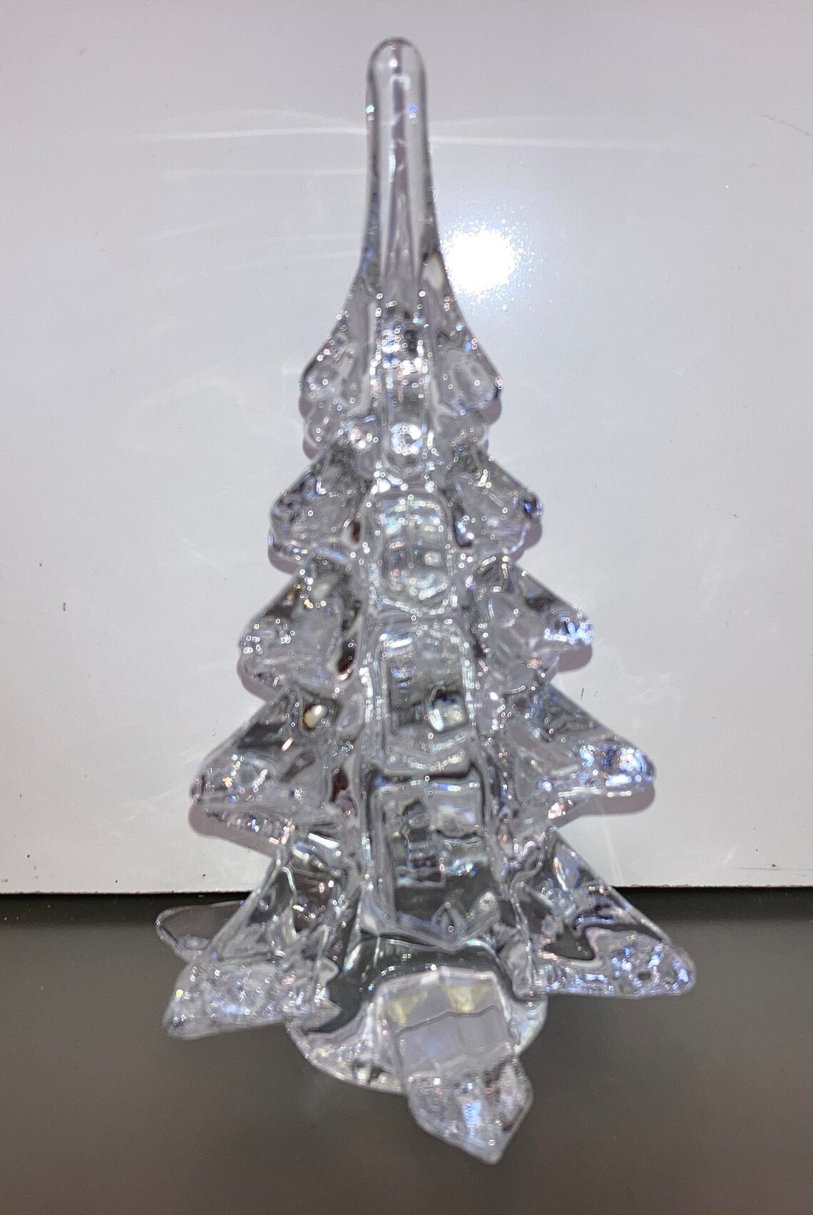 Studio Art Glass 6" Christmas Tree, Vintage Glass Christmas Tree ...