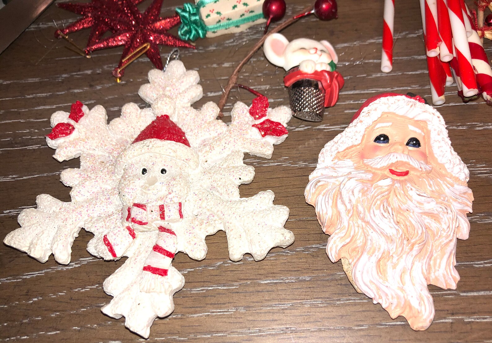 Santa Candy Canes Lot 11 Candy Canes Santa Face Magnet - Etsy