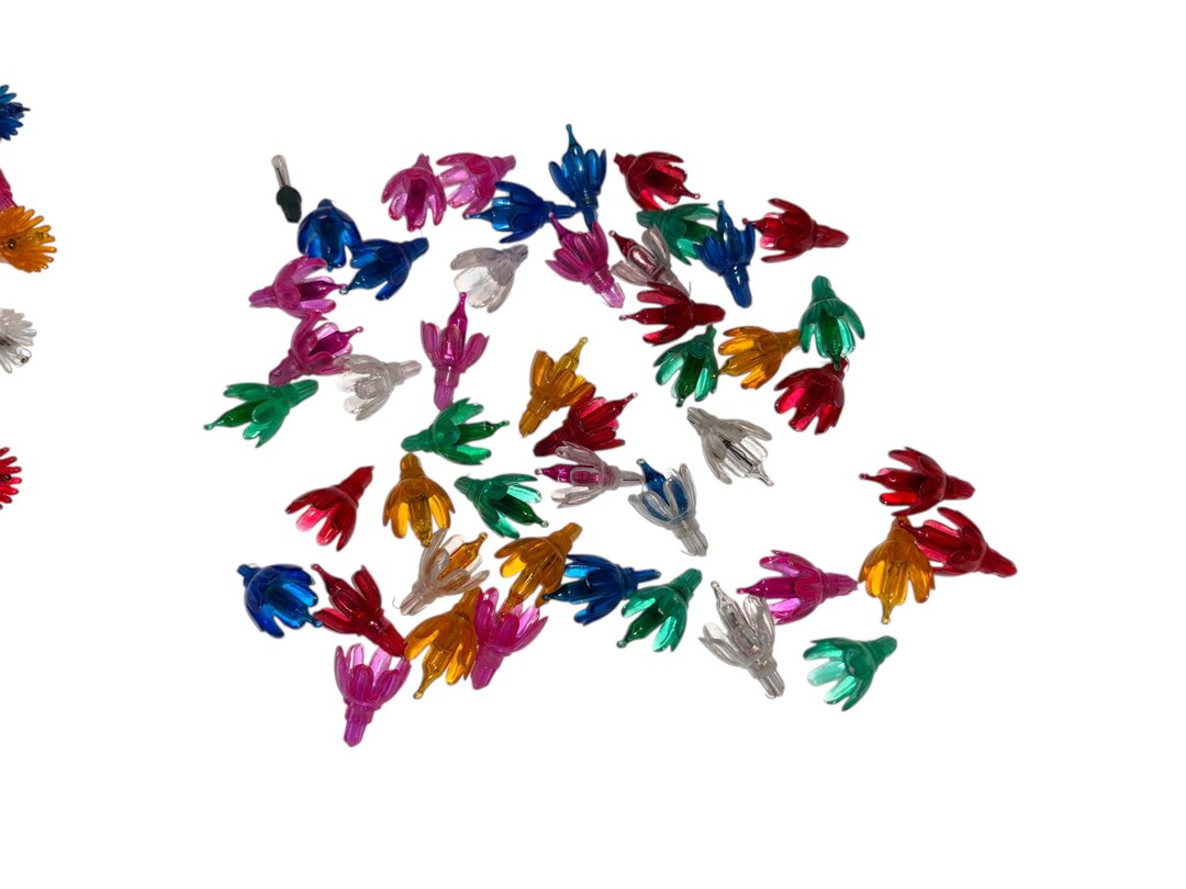 47 Colored Light Reflectors Christmas Tree Light Flowers, Cone Tree ...