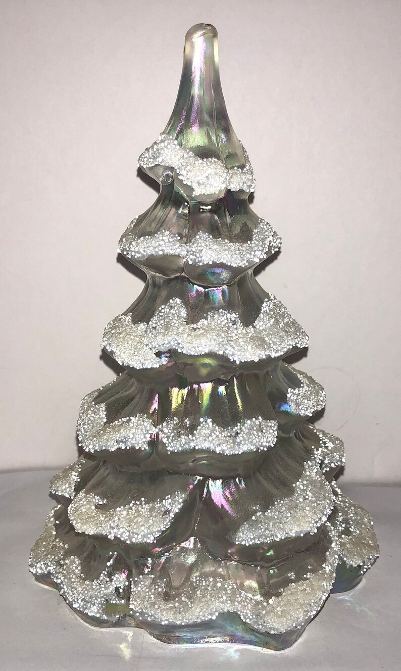Fenton Iridescent Christmas Tree Fenton Iridescent Tree with | Etsy