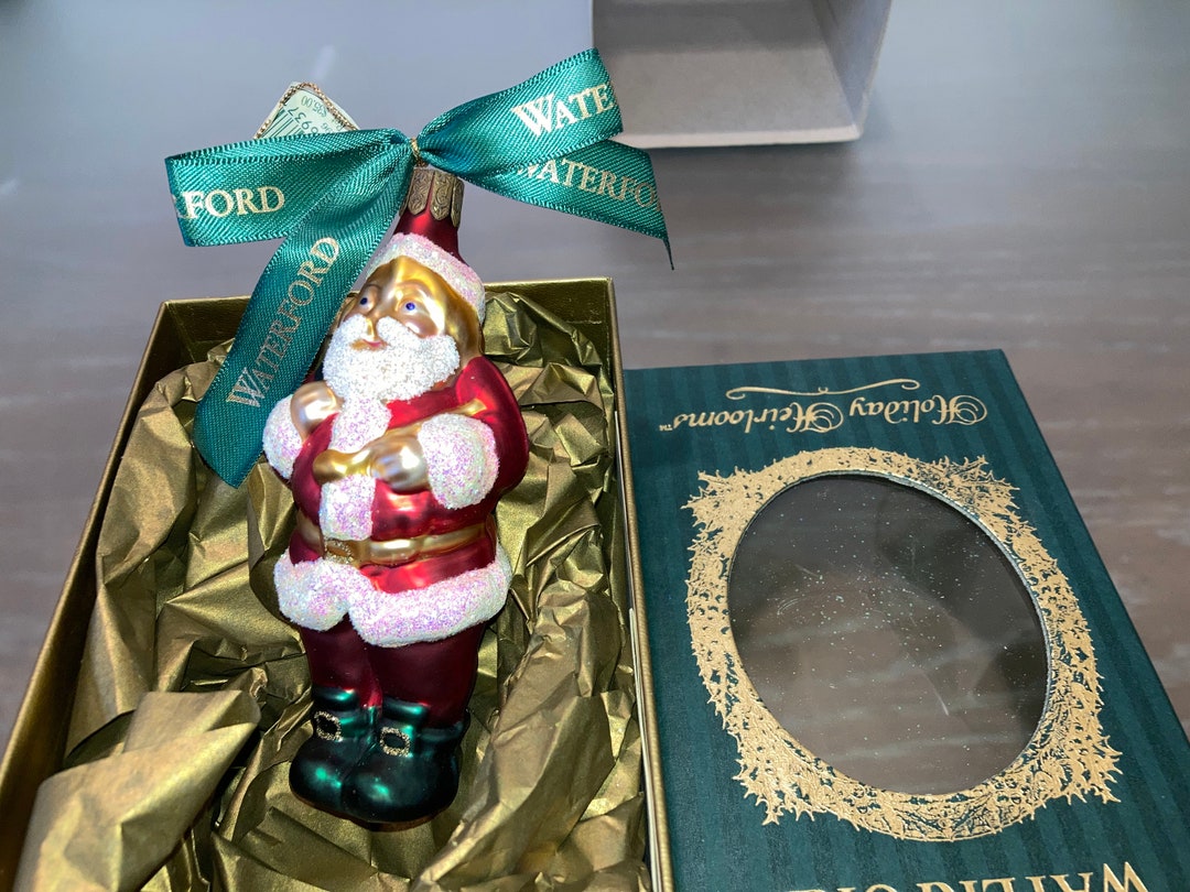 Vintage Waterford Heirlooms Christmas Ornament, Waterford Santas Warm ...