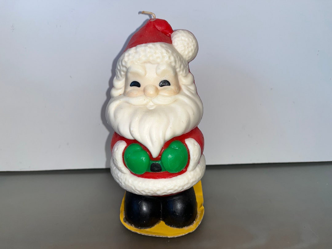 Vintage Suni Christmas Candle, Vintage Suni Santa Christmas Candle ...