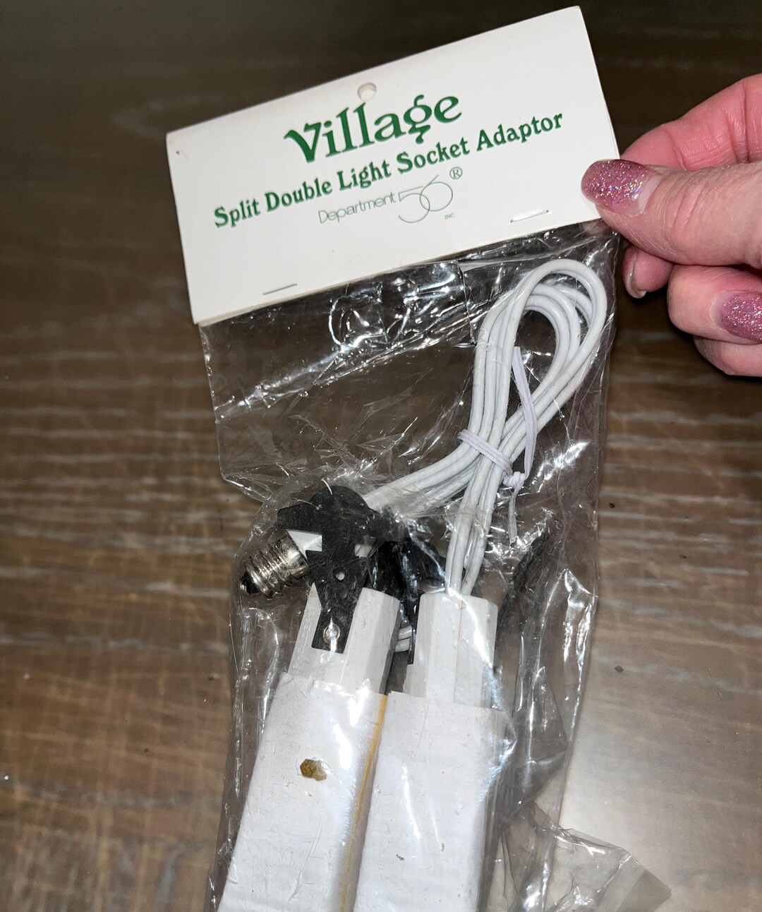 Dept 56 Split Double Light Double Bulb Cord, Dept 56 Accessory Light ...