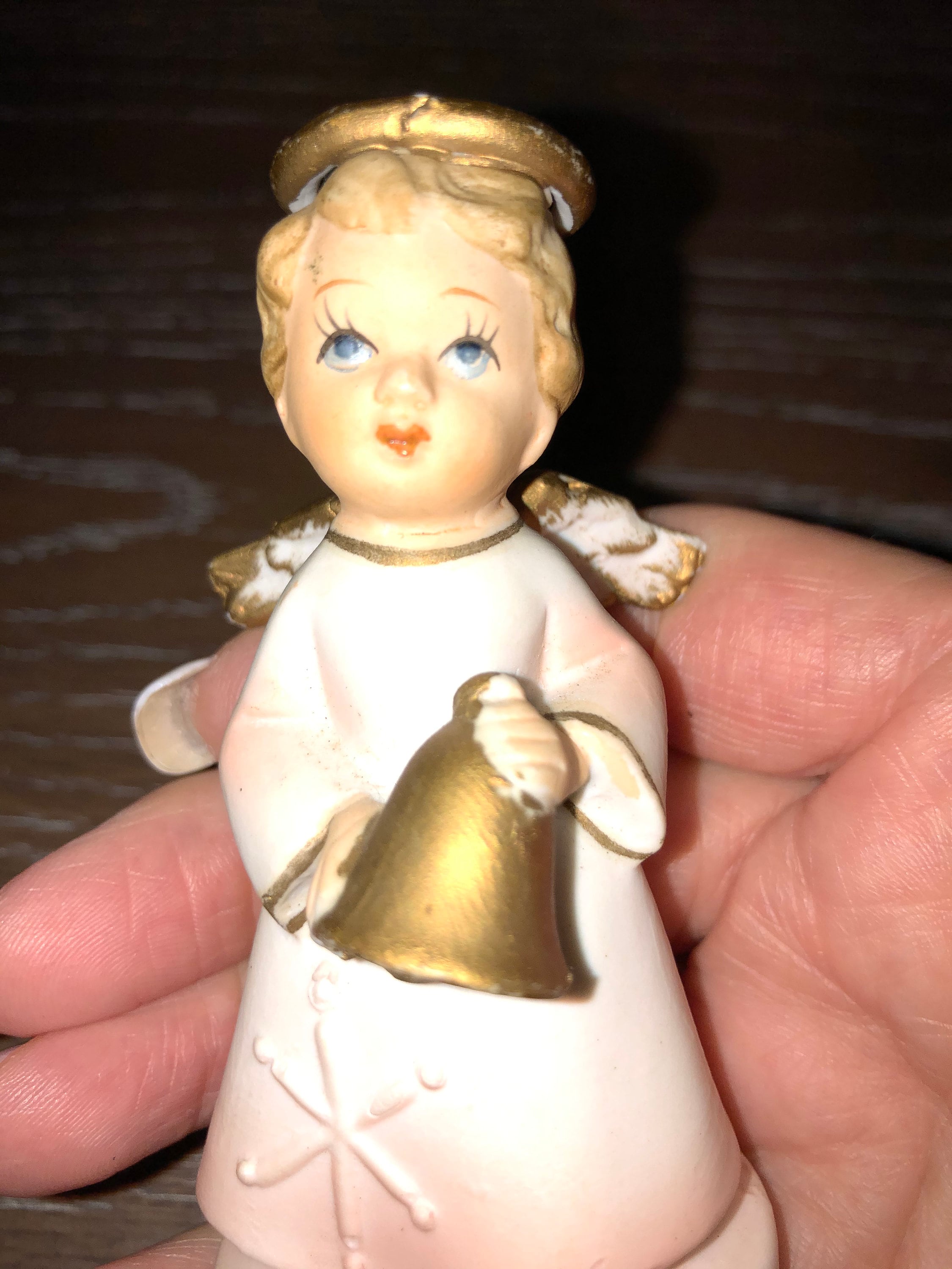 Vintage Japan Angel Figure, Sanmryo Happy Holiday Angels, Christmas ...