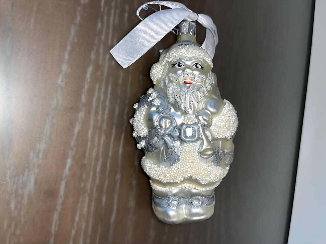 Waterford Heirlooms 1997 Santa Christmas Ornament, Waterford Snow Time ...