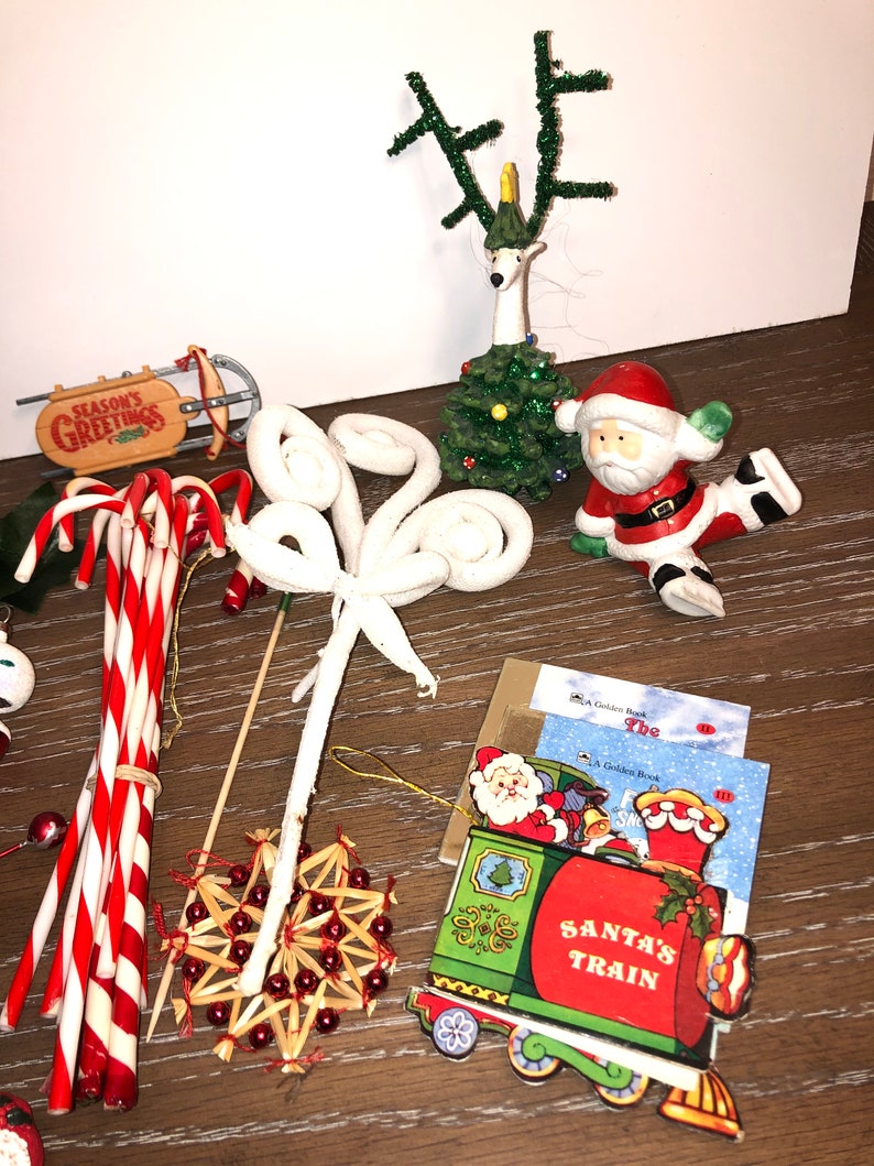 Santa Candy Canes Lot 11 Candy Canes Santa Face Magnet - Etsy