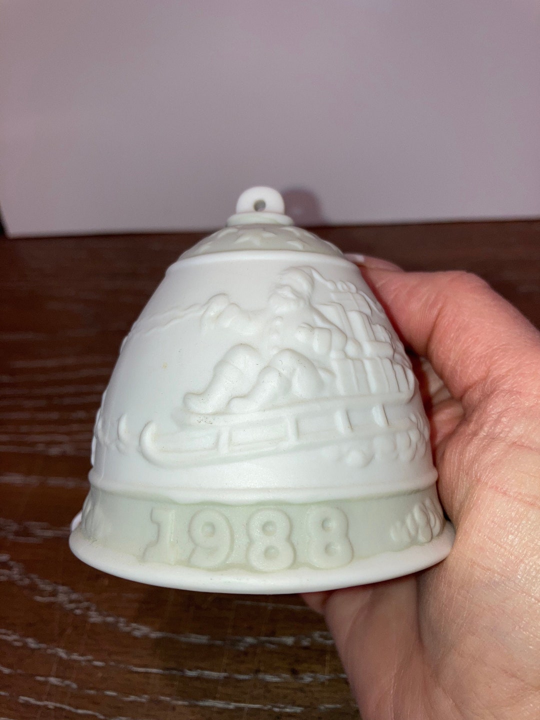 Lladro 1988 Ornament, Lladro Santa Reindeer Ornament, Lladro Santa Bell ...