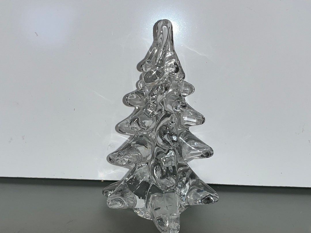 Art Glass 6" Christmas Tree, Vintage Windsor Collection Glass Christmas ...