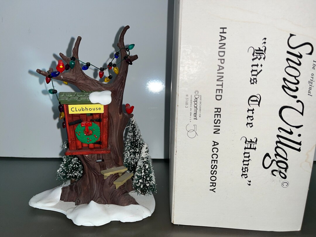 Vintage Dept 56 51683 Dept 56 Kids Tree House Dept 56 Snow - Etsy
