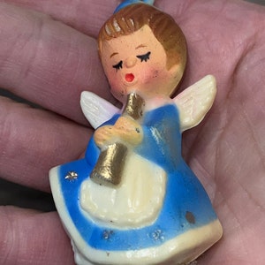 Vintage Early Plastic Angel, Vintage Celluloid Angel, Vintage Angel ...