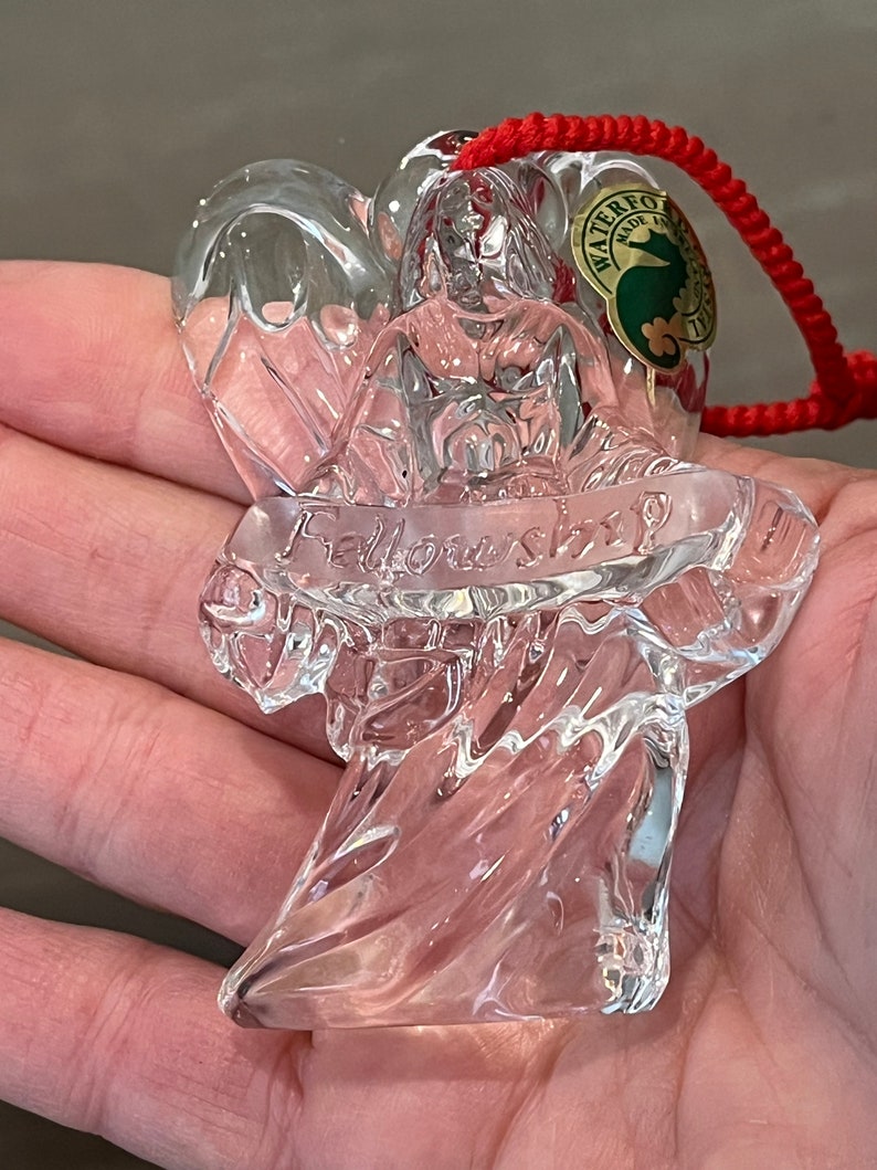 Vintage Waterford 2000 Angels Ornament, Waterford Fellowship Angel ...