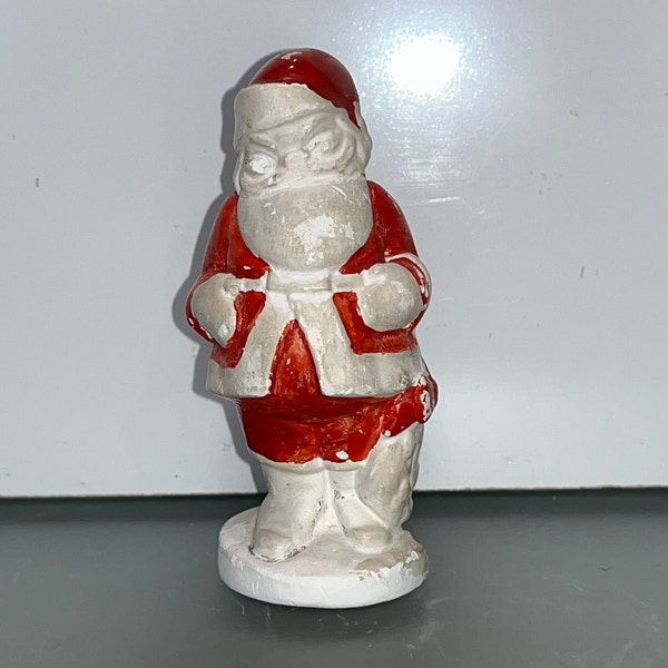 Chalkware Santa - Etsy