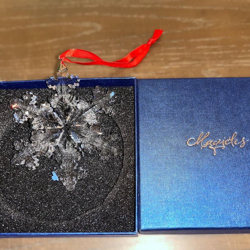 Snowflake Crystal Ornament - Etsy