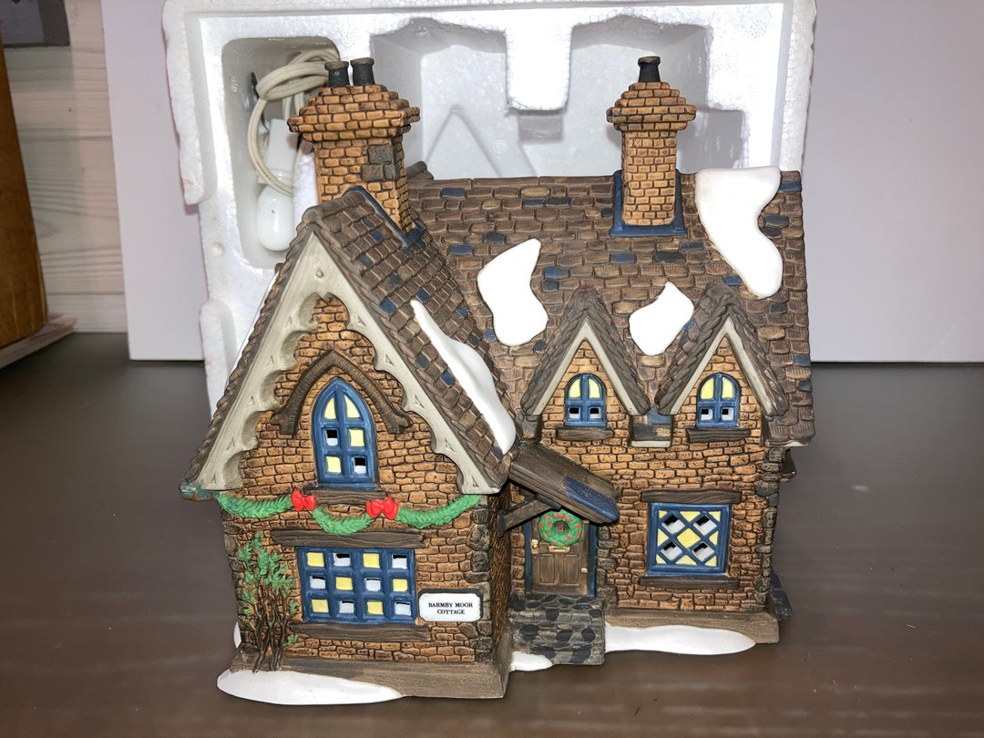 Vintage Dept 56 58324, Dickens Barmby Moor Cottage, Dept 56 Cottage ...