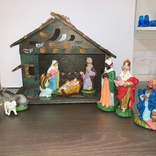 Paper Mache Nativity - Etsy