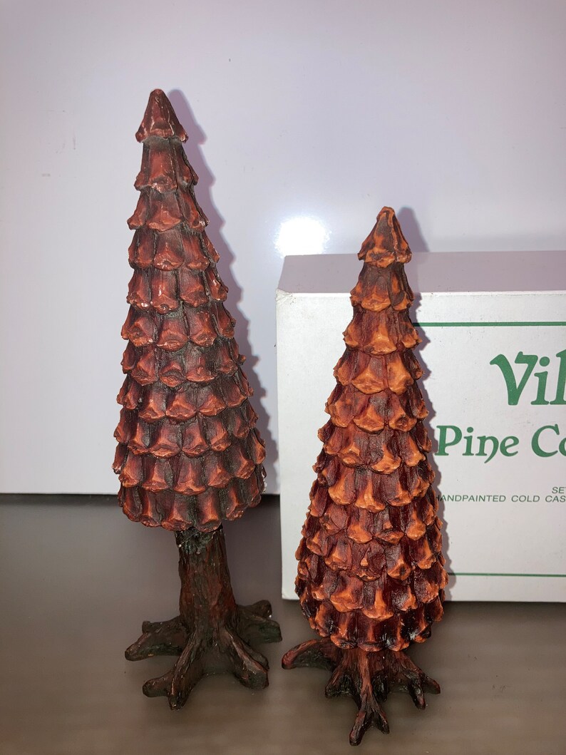 Vintage Dept 56 52213 Village Tree Dept 56 Pine Cone Tree - Etsy