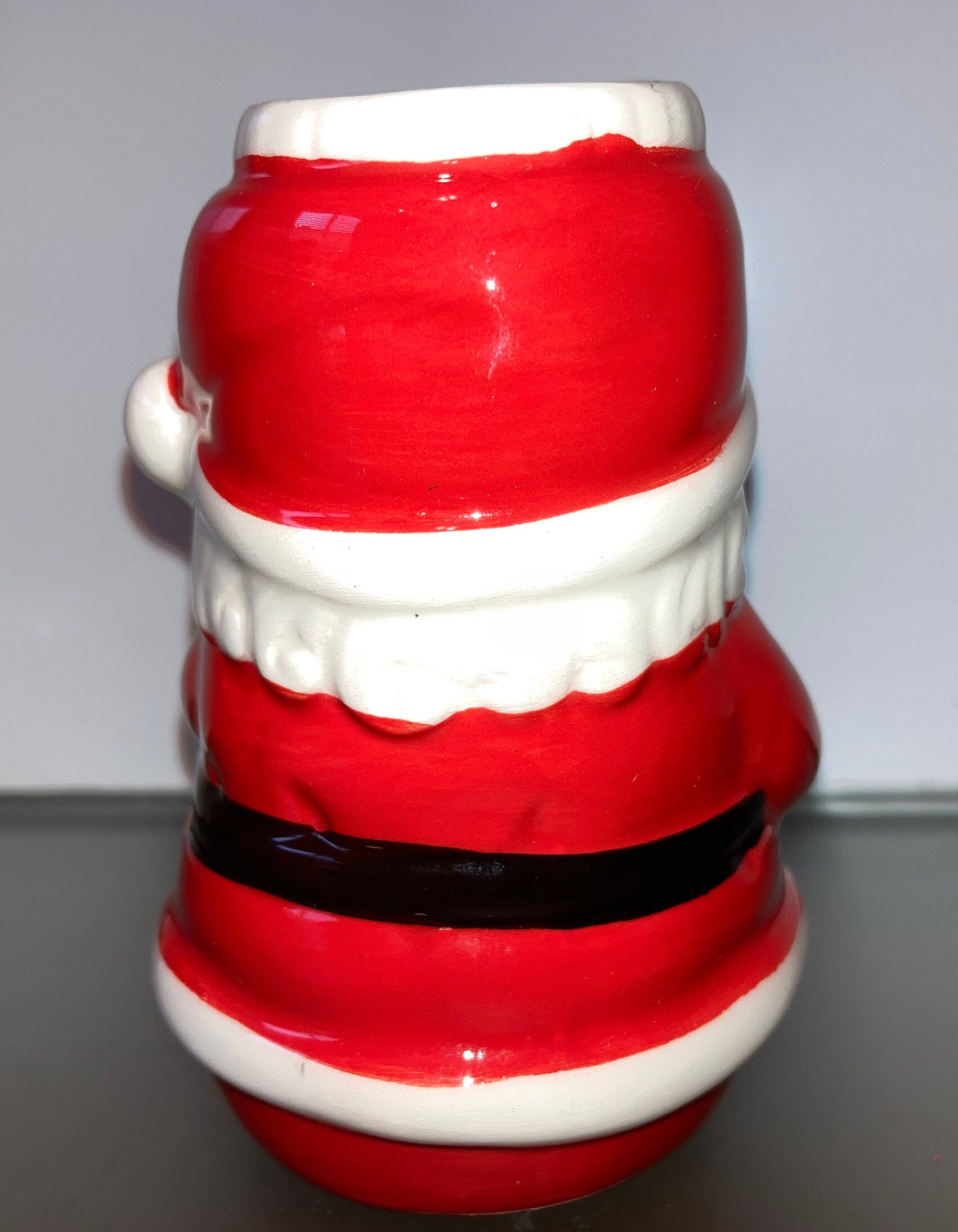 Vintage Santa Candle Head Porcelain Santa Candle Holder - Etsy