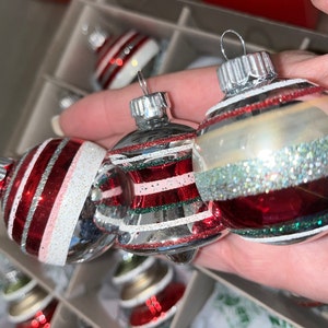 12 Shiny Brite Fancy Shape Ornaments, Shiny Brite Christopher Radko ...