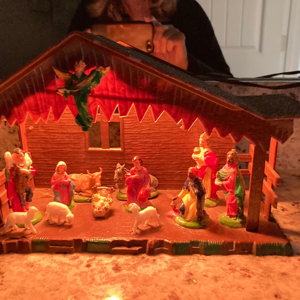 Plastic Nativity - Etsy