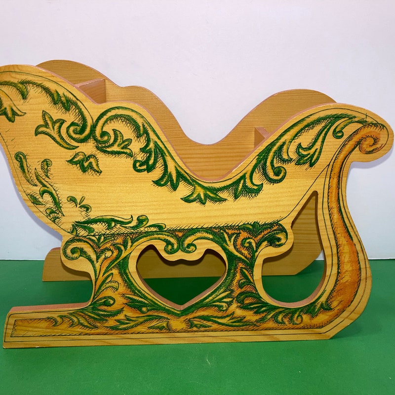 Wooden Sleigh - Etsy