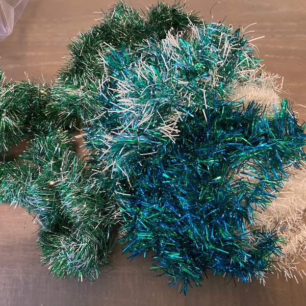 Tinsel Garland - Etsy