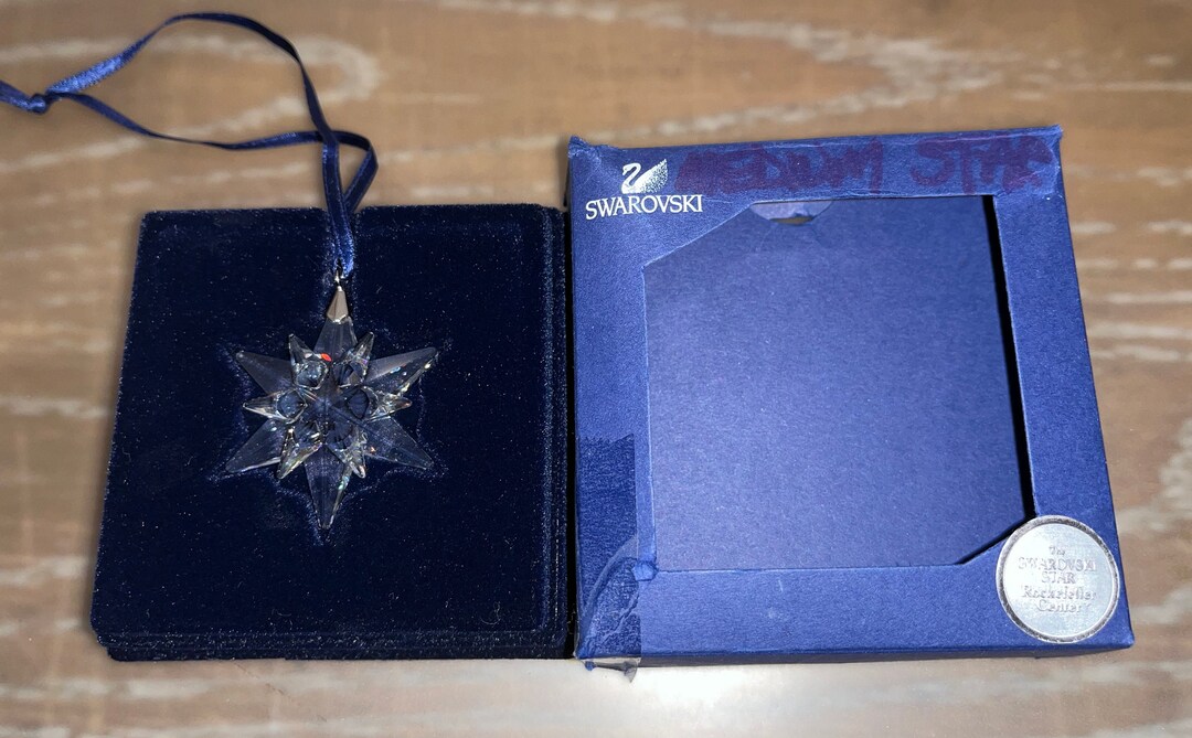 Swarovski Little Snowflake 2017 Ornament Swarovski Star - Etsy