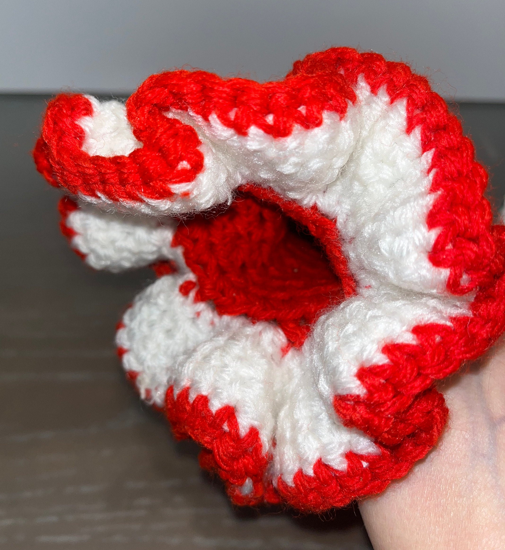 2 Vintage Handmade Crochet Christmas Candles, Crochet Christmas Candle ...