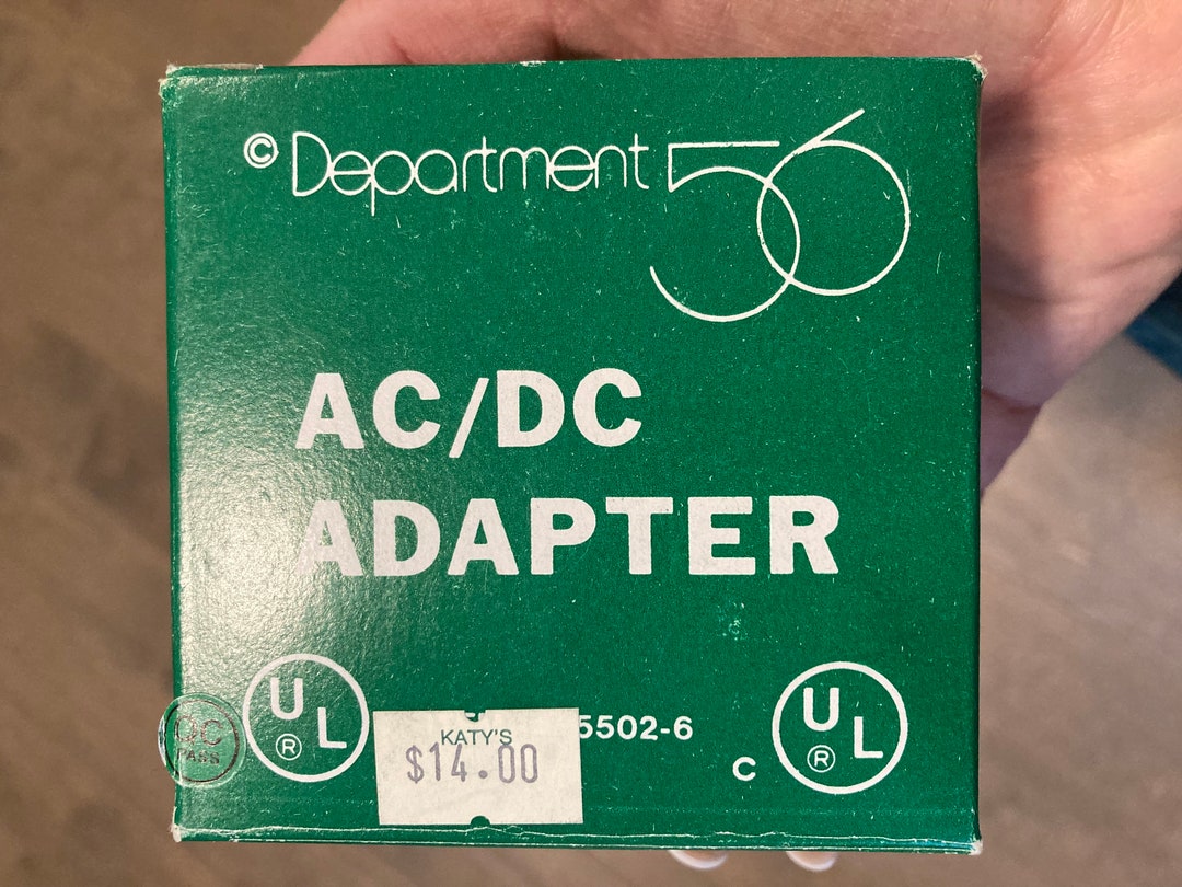 Vintage Dept 56 55026, Dept 56 AC DC Adapter, Dept 56 Adapter, in the ...